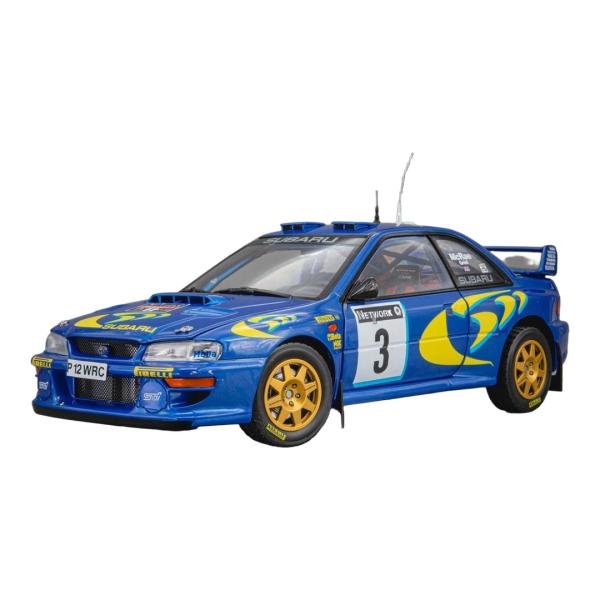Subaruスバル Imprezaインプレッサ S5 WRC #3 RAC Rallye 2000 C.McRae N.Grist ダイキャストモデル ミニカー /Sun Star 1/18