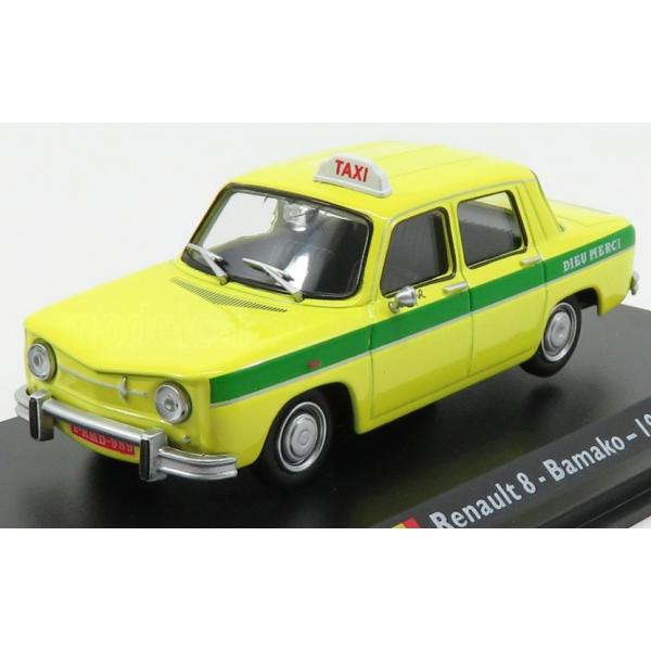 RENAULTルノー 8 タクシー バマコ 1970 イエローグリーン TAXI-COLLECTION-CENTAURIA / EDICOLA 1/43 ミニカー