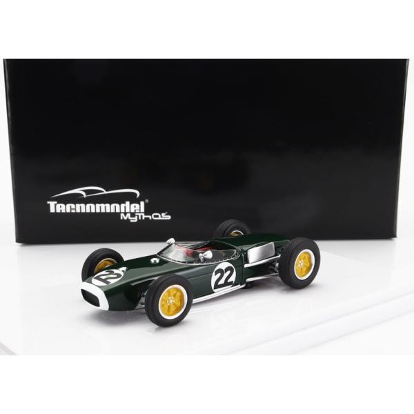 LOTUS F1 18 N 22 フランスGP 1960 R.FLOCKHART グリーン 40台限定/ Tecno 1/43 ミニカー