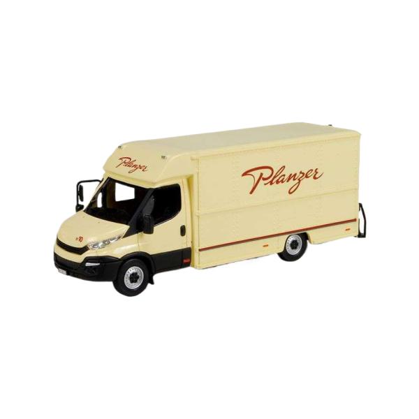 Tekno Planzer Iveco Daily 小包輸送車 74412-1 トレーラー1/50 建設機械模型 工事車両
