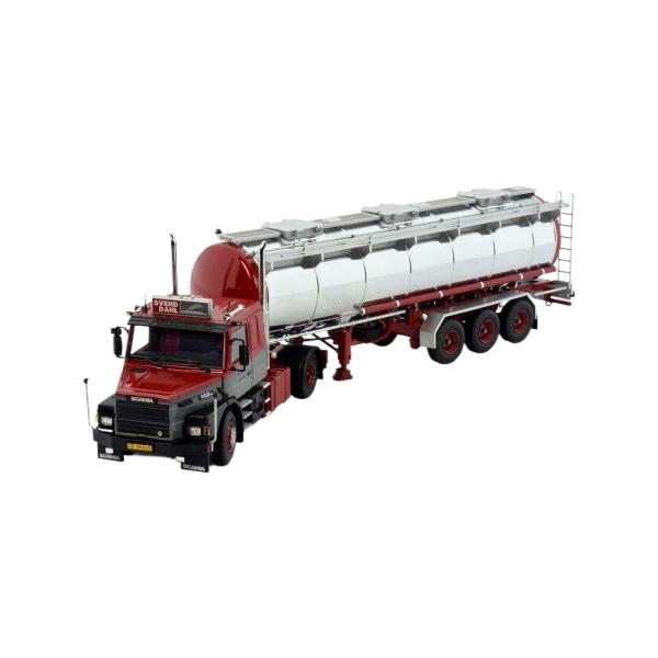 Tekno Svend Dahl Scania 142 トルペド 3軸タンクセミトレーラー 82525 トレーラー1/50 建設機械模型 工事車両