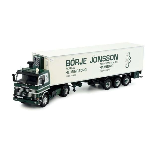 Borje Jonnsen Scania 142 reefer semitrailer 83177 トラック /Tekno 1/50 建設機械模型 ミニチュア