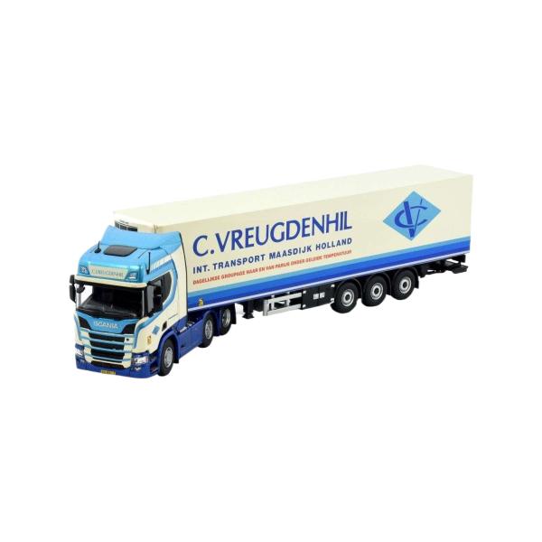 Tekno C. Vreugdenhil Scania 次世代R ハイライン 冷蔵トレーラー 83395 トレーラー1/50 建設機械模型 工事車両