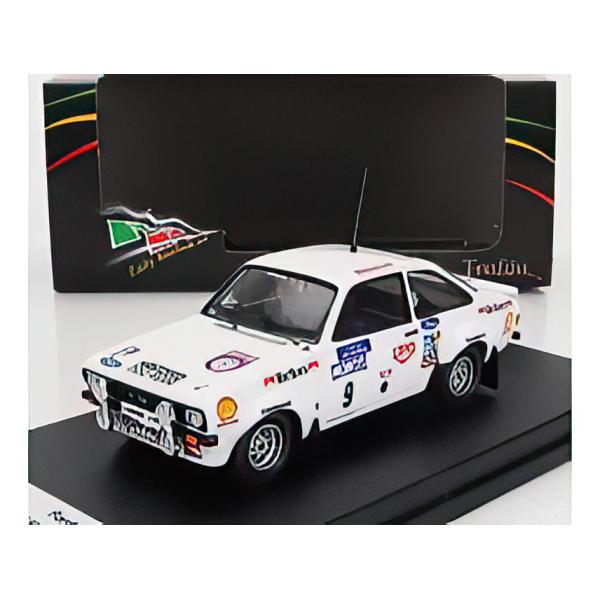 FORD ENGLAND  ESCORT MKII (night version) N 9 RALLY 1000 LAKES 1976 A.VATANEN  A.AHO  WHITE RED/Trofeu 1/43ミニカー