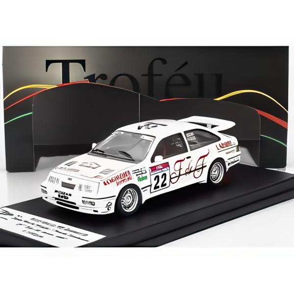 FORD シエラ RS コスワース #22 ツール・ド・コルス 1987 Rouget/Bouhours ホワイト/レッド/ Trofeu 1/43 150台限定ミニカー