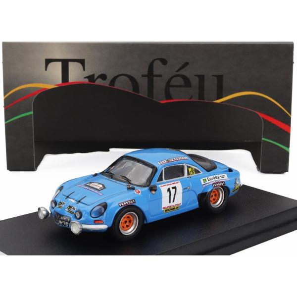 RENAULT ALPINE A110 N 17 7位 ラリー 1977 M.NUSBAUMER ライトブルー 150台限定/ Trofeu 1/43 ミニカー