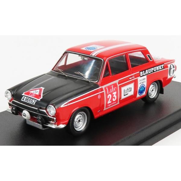 FORD ENGLAND ロータス コルチナ N 23 1000湖ラリー 1965 B.SODERSTROM レッド ブラック 150台限定/ Trofeu 1/43 ミニカー