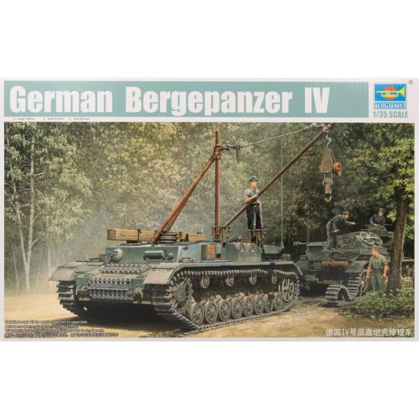 Germanドイツ軍 Bergepanzer IV recovery vehicle回収戦車 組み立てプラモキット模型 /Trumpeterトランペッター 1/35