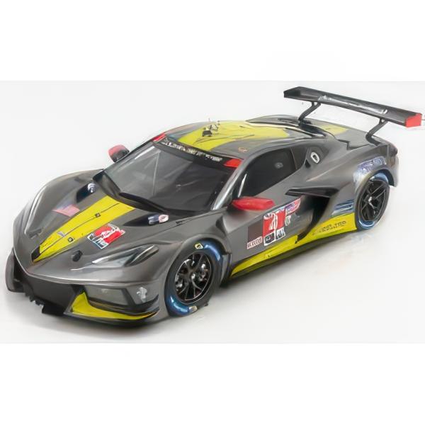 CHEVROLET C8.R 6.2L V8 TEAM CORVETTE RACING N 4 2nd GTLM CLASS 24h DAYTONA 2021 T.MILNER A.SIMS N.TANDY YELLOW GREY/TRUE...