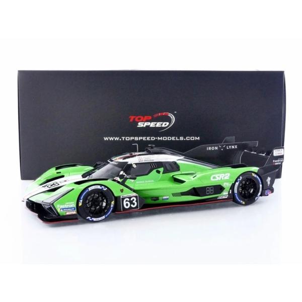 LAMBORGHINI SC63 IMSA 12h Sebring 2024 ランボルギーニ セブリング / TOP SPEED 1/18 ミニカー