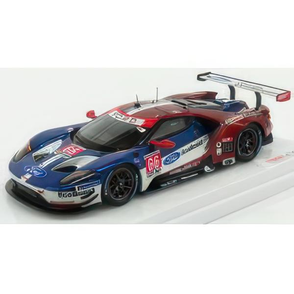 FORD USA GT GTLM CHIP GANASSI TEAM USA N 66 2nd GTLM CLASS 24h DAYTONA 2018 BLUE MET RED WHITE/TRUESCALE 1/43ミニカー