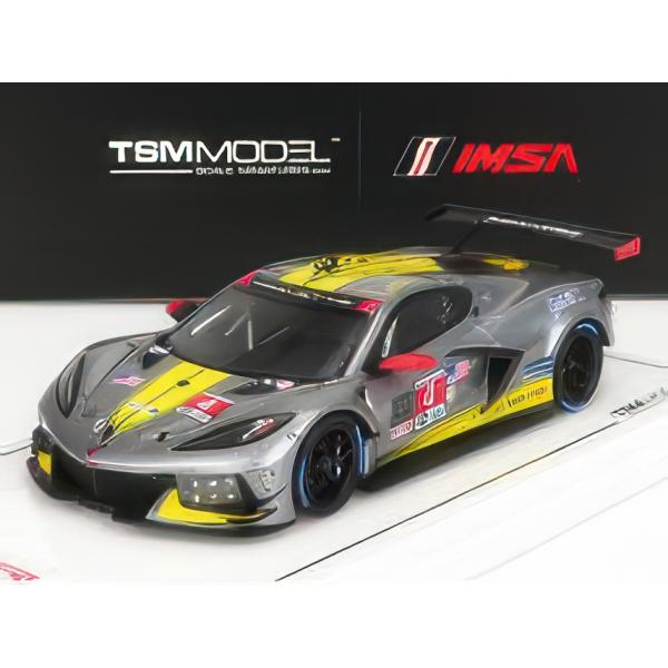 CHEVROLET C8.R 6.2L V8 TEAM CORVETTE RACING N 4 2nd GTLM CLASS 24h DAYTONA 2021 T.MILNER A.SIMS N.TANDY YELLOW GREY/TRUE...