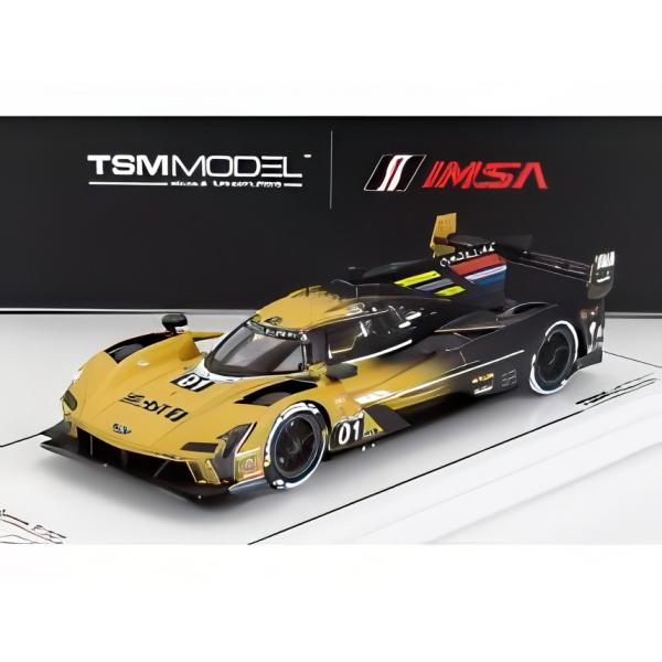 CADILLAC VシリーズR チームCADILLAC N01 2位 IMSA 12hセブリング 2024 イエローブラック/ TrueScale 1/43 ミニカー