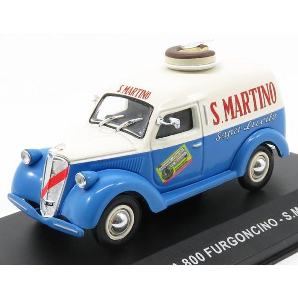 LANCIAランチア ARDEAアルデア 800 バン SAN MARTINOサンマルティーノ 1949 ライトブルー ベージュ VEICOLI-COMMERCIALI-D'EPOCA-EAGLEMOSS / EDICOLA 1/43 ミニカー