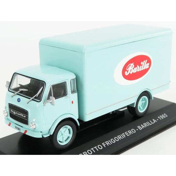 OM FIATフィアット TIGROTTO トラック 冷蔵車 BARILLA 1965 ベリーライトグリーン VEICOLI-COMMERCIALI-D'EPOCA-EAGLEMOSS / EDICOLA 1/43 ミニカー
