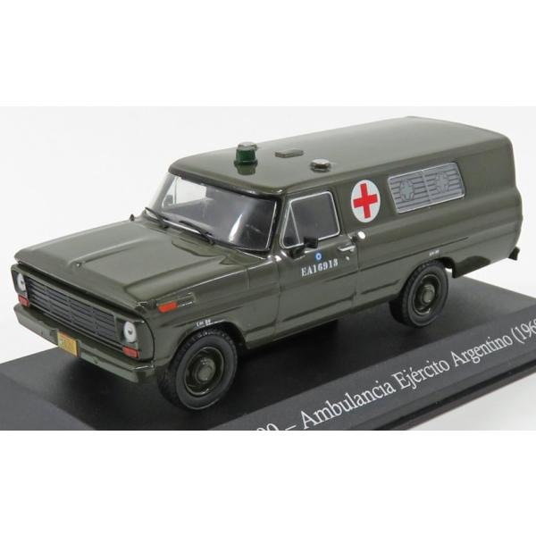 FORDフォード USA F100 バン 救急車 アルゼンチン陸軍 1969 ミリタリーグリーン VEH?CULOS-INOLVIDABLES-DE-REPARTO-Y-SERVICIO-ARGENTINA-SALVAT / EDICOLA...