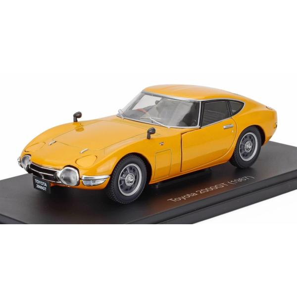 Toyotaトヨタ 2000 GT MF10 1967 イエロー HACHETTE-JAPANESE-CAR-COLLECTION / EDICOLA 1/24 ミニカー