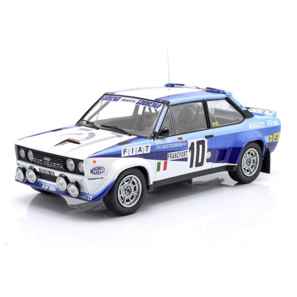 【予約】FIAT 131 ABARTH チーム FIAT ITALIA ナイトバージョン 10号車 1980年 ラリー モンテカルロ 優勝 W.ROHRL C.GEISTDORFER ホワイト/2トーンブルー/ Werk83 1/18 ミニカー