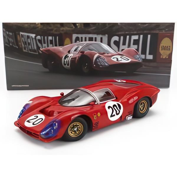 FERRARI 330 P3 4.0L V12 クーペ ch.0848 チーム Ferrari SEFAC 20号車 ルマン24時間 1966 ルドヴィコ・スカルフィオッティ マイク・パークス レッド/ Werk83 1/18 ミニカー