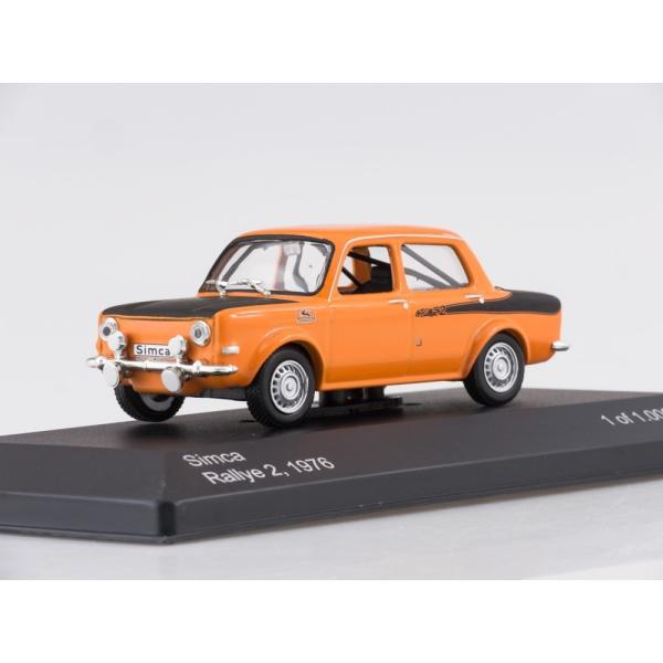 Simcaシムカ Rallye 2ラリー2 1976 orange blackオレンジブラック /WhiteBoxホワイトボックス 1/43 ダイキャストミニカー