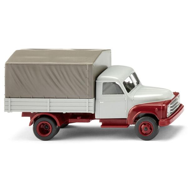 Hanomag L 28 フラットベッドトラック グレー ミニカー / WIKING 1/87