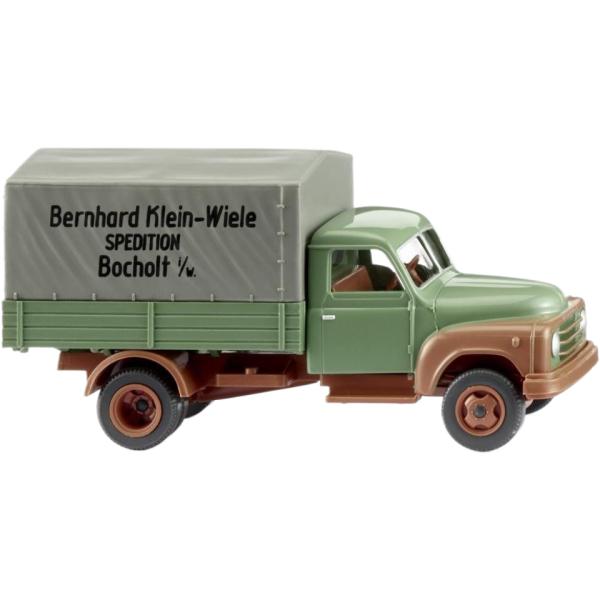 Spedition Klein-Wiele Flatbed truckフラットベッドトラック Hanomag L 28 トラック 模型 /Wiking 1/87