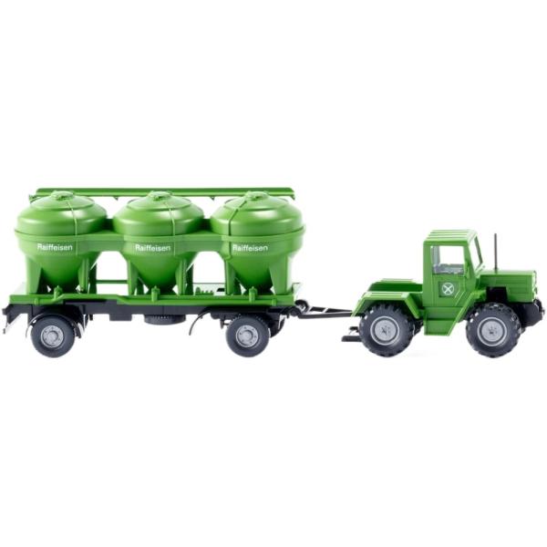 Raiffeisen Mercedes Benz trac Dry Bulk / Wiking 1/87 ミニカー 模型