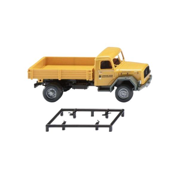 Leonhard Weiss Magirus プラットフォームダンプ ダンプ / Wiking 1/87 建設機械模型 工事車両