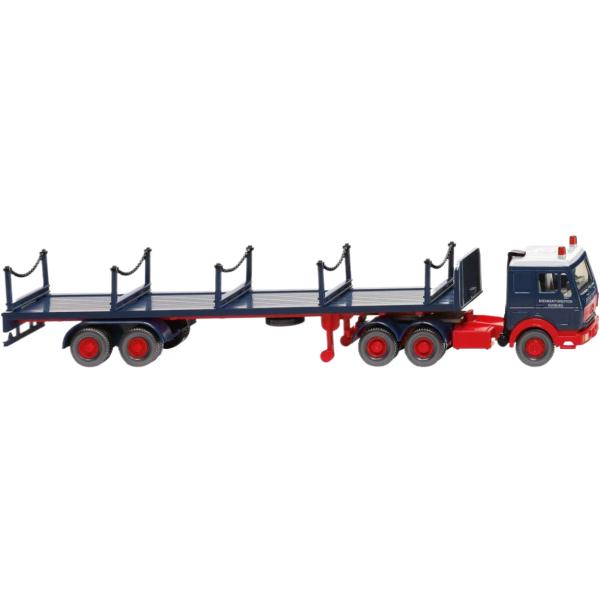 Rheinkraft Spedition Mercedes Benz 3850 ステークセミトレーラー トレーラー / Wiking 1/87 建設機械模型 工事車両