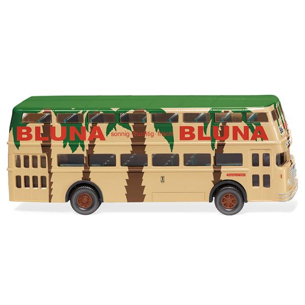Bluna Bussing D2U 2階建てバス ミニカー / WIKING 1/87