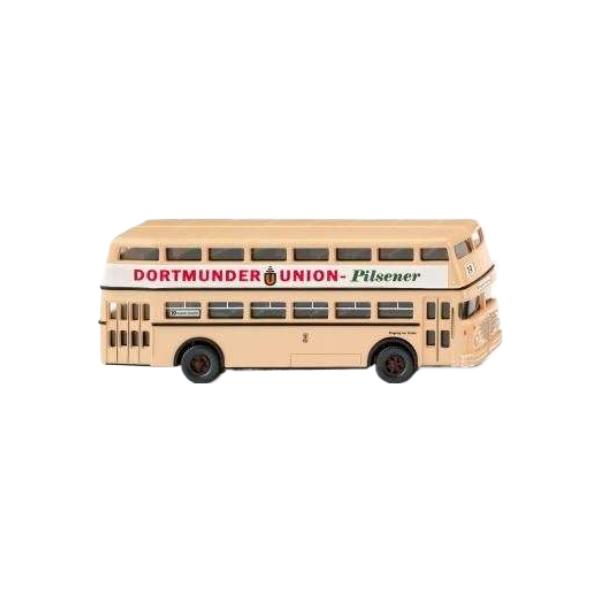 Dortmunder Union Bussing ダブルデッカー / Wiking 1/87 建設機械模型 工事車両