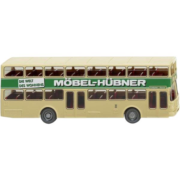 Mobel Hubner MAN SD 200 ダブルデッカーバス / Wiking 1/87 建設機械模型 工事車両