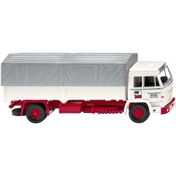 Bruns Bussing BS16L 平床トラック トラック / Wiking 1/87 建設機械模型 工事車両