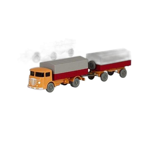 Set 83 Bussing 4500 プラットフォーム トレーラー +/ Wiking 1/87  模型 ミニカー