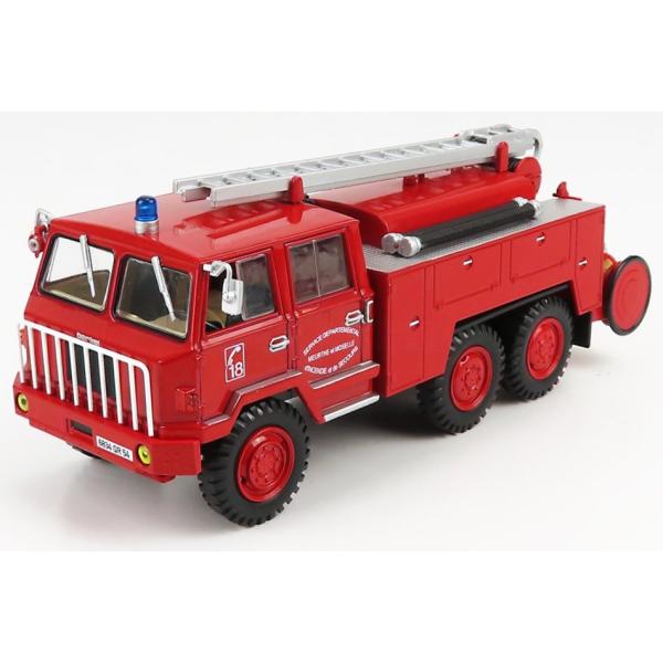 BERLIETベルリエ FF 6x6 タンク車 トラック フランス 1971 レッド CENTAURIA-WORLD-TRUCK-FIRE-ENGINE-POMPIERS-FEUERWEHR / EDICOLA 1/43 ミニカー