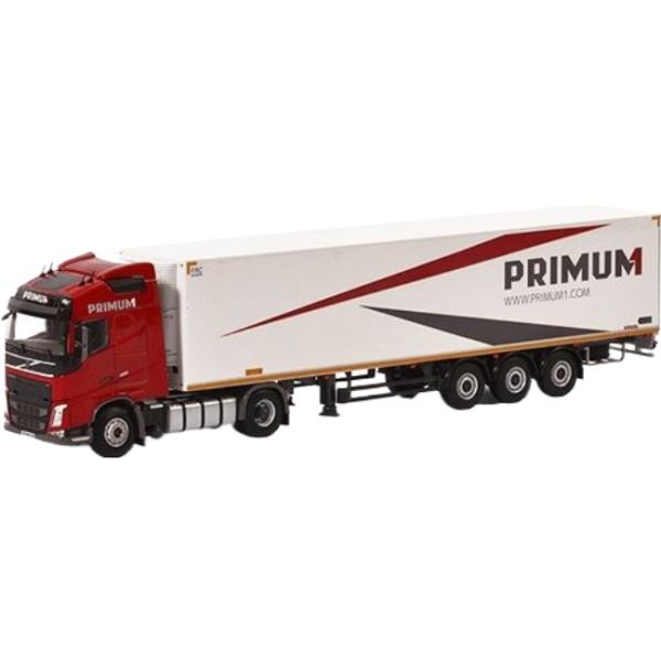 Primum Volvo FH04 Globetrotter 冷凍トレーラー Carrier / WSI 1/50 建設機械模型 工事車両