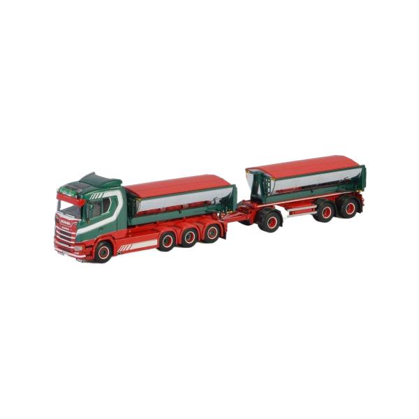 Brodda Akeri Scania S Normal CS20N Riged Truck Drawbar Hooklift System + Hooklift Container Asphalt  トラック / WSI 1/50 建設機...