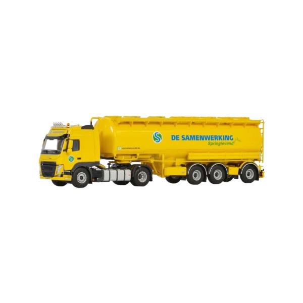 De Samenwerking Volvo FM4 Globetrotter Bulktrailer Animal Feed  トレーラー / WSI 1/50 建設機械模型 工事車両