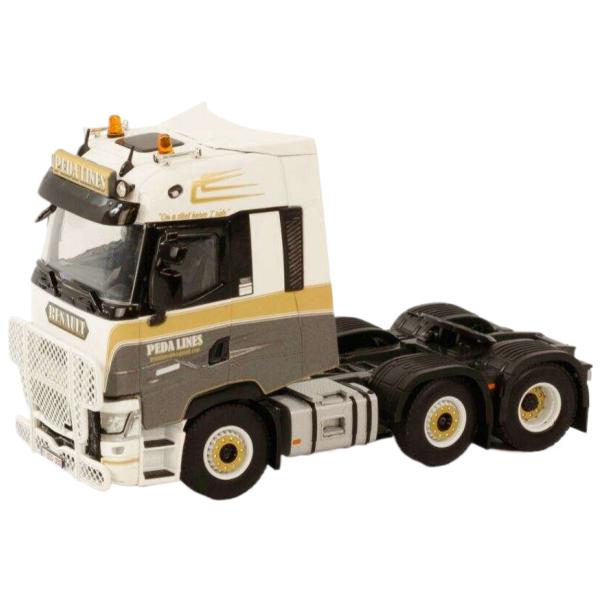 Peda Lines Renault T High 6x2 TwinSteer トラクタ / WSI 1/50 建設機械模型 工事車両