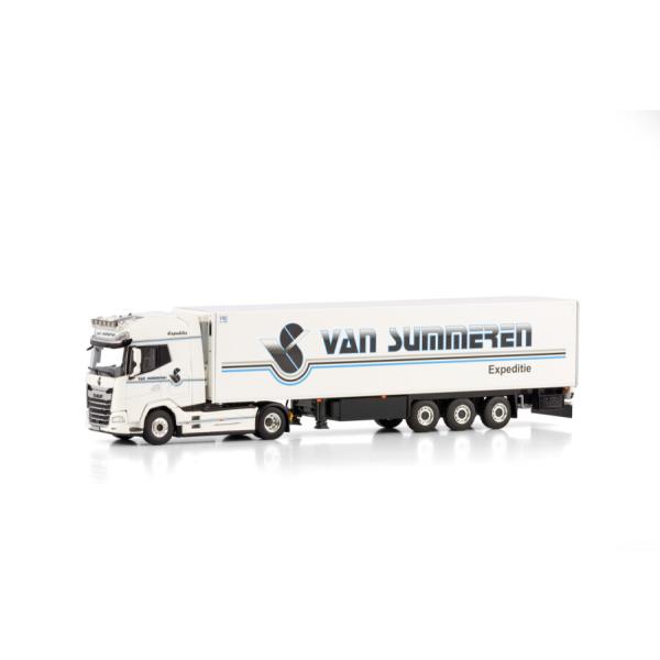 VAN SUMMEREN DAF XG+ 4X2 冷凍庫トレーラー - 3 軸 トレーラー/WSI 1/50 建設機械模型 工事車両