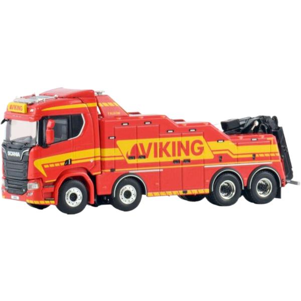 Viking Scania R Normal CR20N 8x4 Falkom レッカー / WSI 1/50 建設機械模型 工事車両