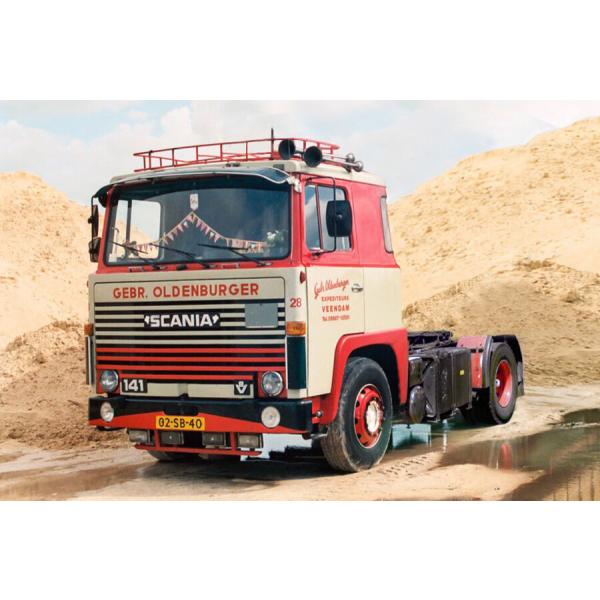 【予約】2026年発売予定 GEBR. OLDENBURGER SCANIA 1シリーズ 4x2 トラクタ / WSI 1/50 建設機械模型 工事車両