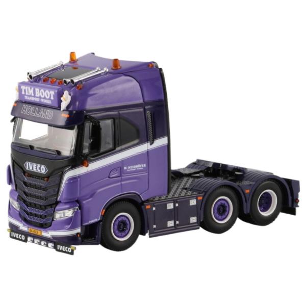 W Neidhoefer Transport Iveco S Way AS High TwinSteer / WSI 1/50 建設機械模型 工事車両