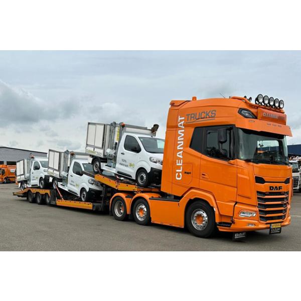 【予約】2026年発売予定 DAF XG+ 6X2 TWIN STEER TRUCK TRANSPORTER - 3 AXLE Clean Mat Trucks / WSI 1/50 建設機械 模型