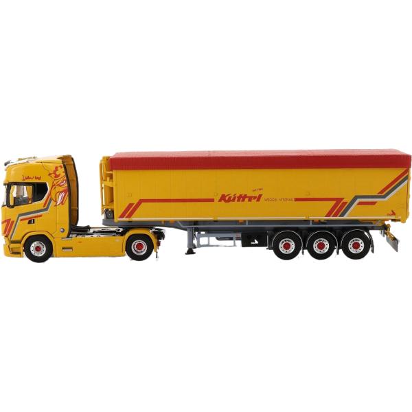 K?ttel Scania ティッパーセミトレーラー 02-3432 / WSI 1/50 建設機械模型 工事車両
