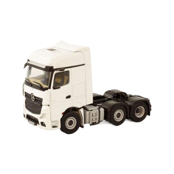 White Line Mercedes Benz Actros MP5 Big Space 6x2 TwinSteer  トラック / WSI 1/50 建設機械模型 工事車両