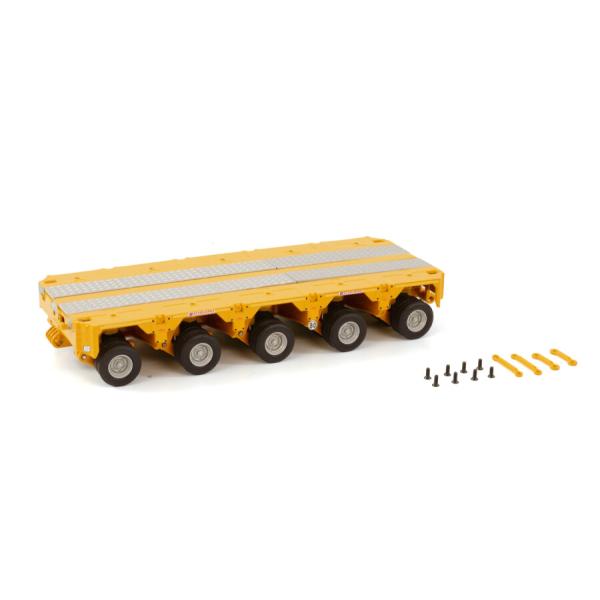 【予約】10-12月以降発売予定SCHEUERLE INTER COMBI SET 5 AXLE YELLOW /WSI トレーラー 1/50 建設機械模型 ミニチュア ミニカー