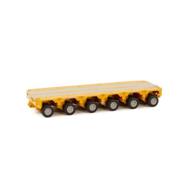 【予約】10-12月以降発売予定SCHEUERLE INTER COMBI SET 6 AXLE YELLOW /WSI トレーラー 1/50 建設機械模型 ミニチュア ミニカー