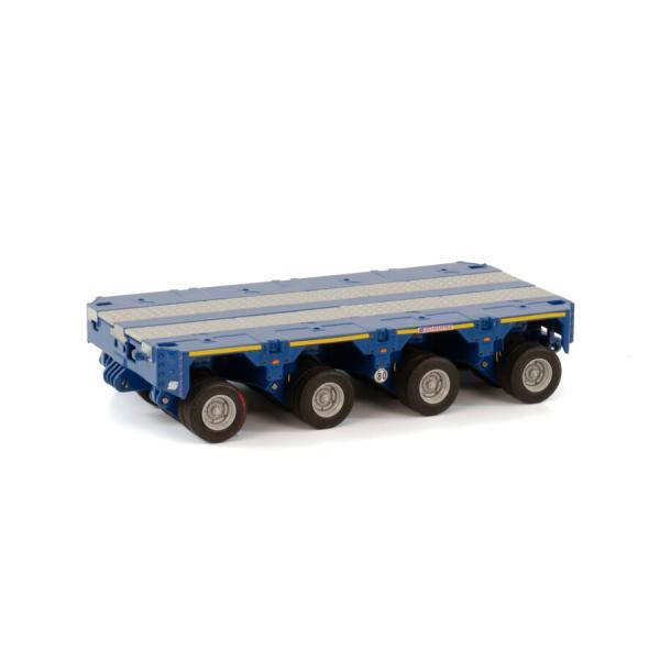 【予約】10-12月以降発売予定SCHEUERLE INTER COMBI SET 4 AXLE BLUE /WSI トレーラー 1/50 建設機械模型 ミニチュア ミニカー