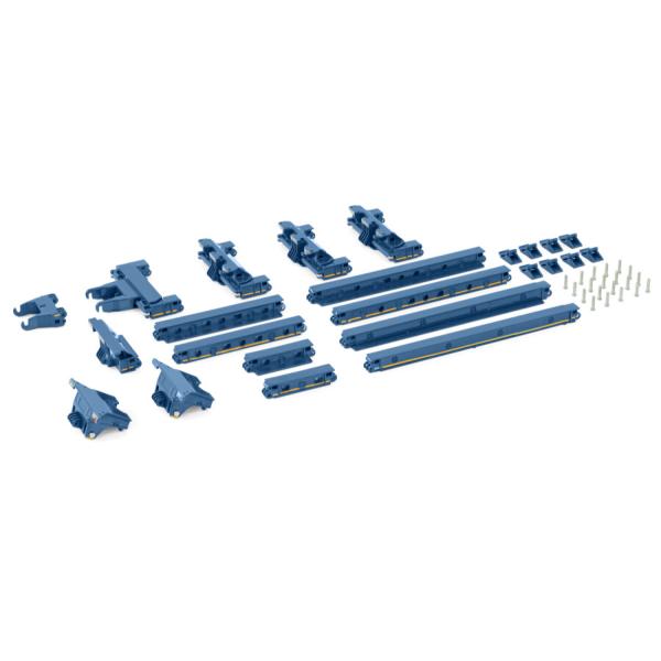 PREMIUM LINE SCHEUERLE INTER COMBI SET PARTS: VESSEL BEDS BLUE /WSI 1/50 建設機械模型 工事車両